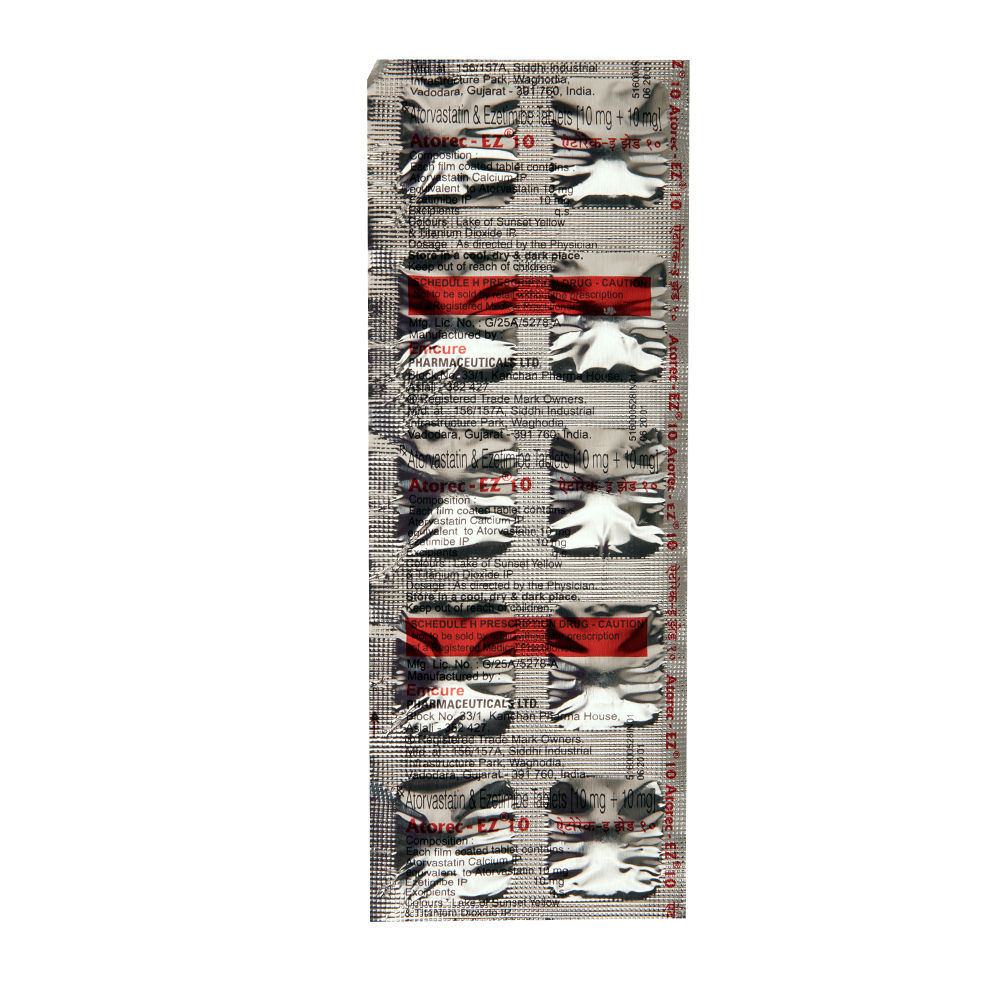 Buy Atorec-EZ 10 Tablets Online at Best Prices | Wellness Forever