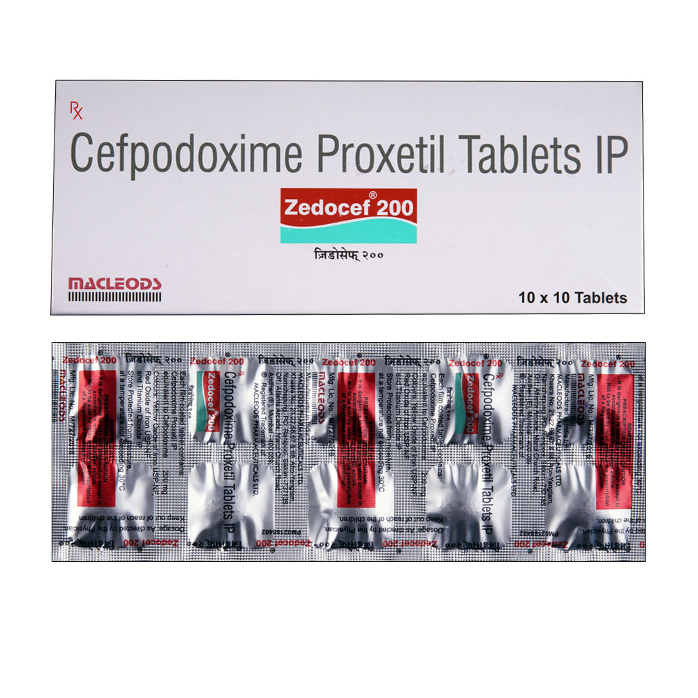 Buy Zedocef 200mg 10 Tablets Online at Best Prices | Wellness Forever