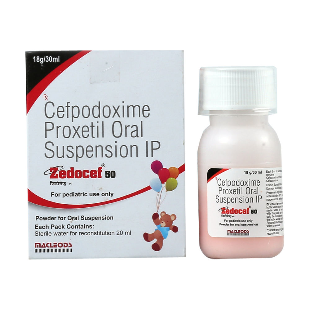 Buy Zedocef 50mg Syrup 30 ml Online at Best Prices | Wellness Forever