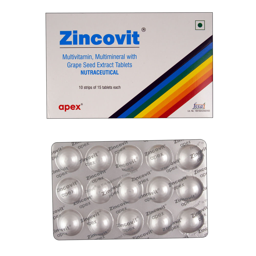 Buy Zincovit 15 Tablets Online at Best Prices | Wellness Forever
