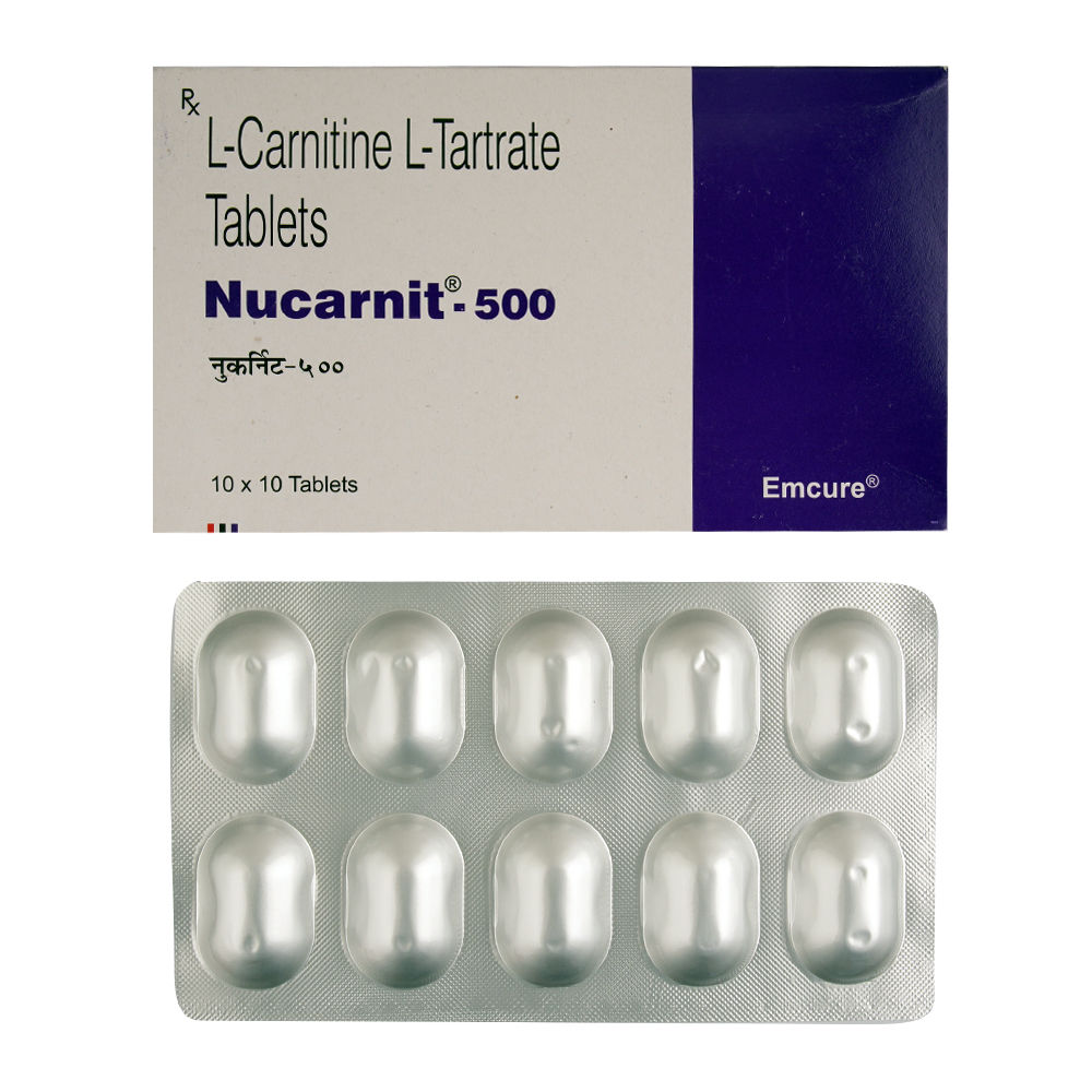 Buy Nucarnit 500mg 10 Tablets Online at Best Prices | Wellness Forever