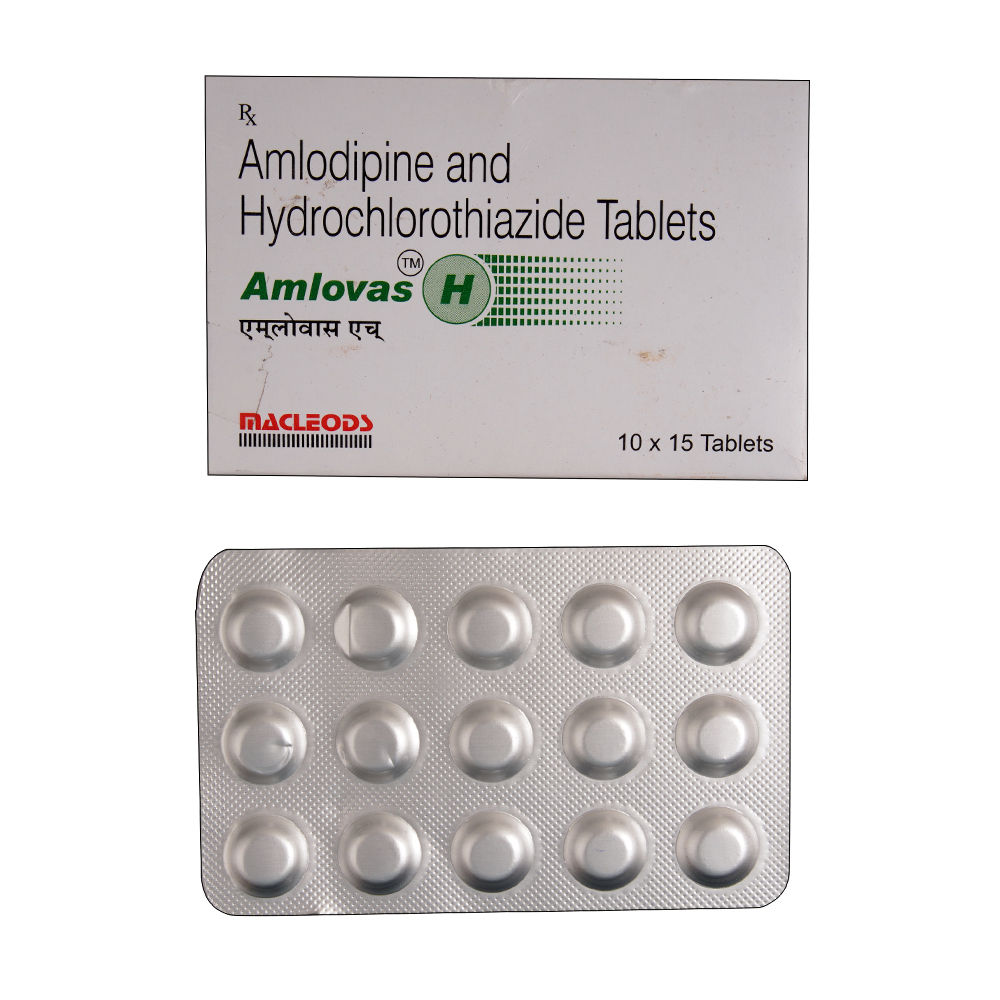 Buy Amlovas-H 15 Tablets Online at Best Prices | Wellness Forever