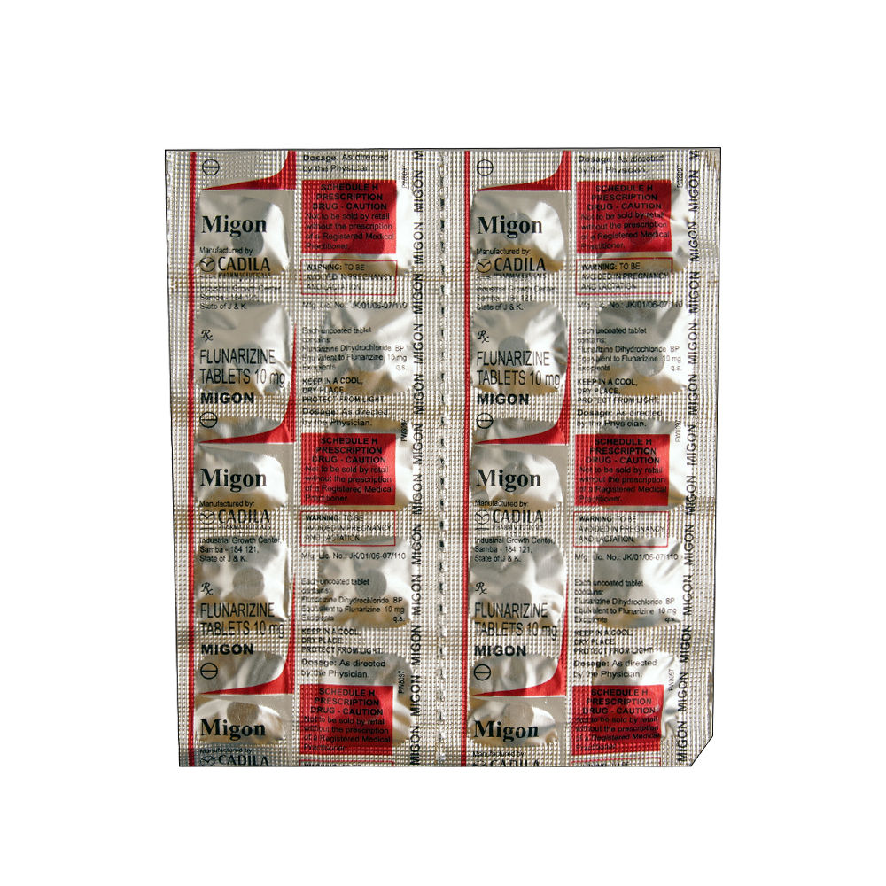 Buy Migon 10mg 10 Tablets Online at Best Prices | Wellness Forever