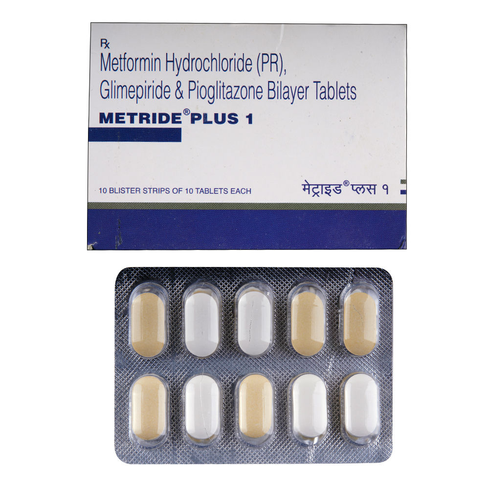 Buy Metride-Plus 1mg 10 Tablets Online at Best Prices | Wellness Forever
