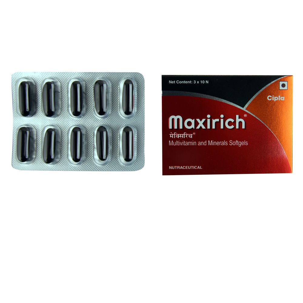 Buy Maxirich 10 Capsules Online at Best Prices | Wellness Forever