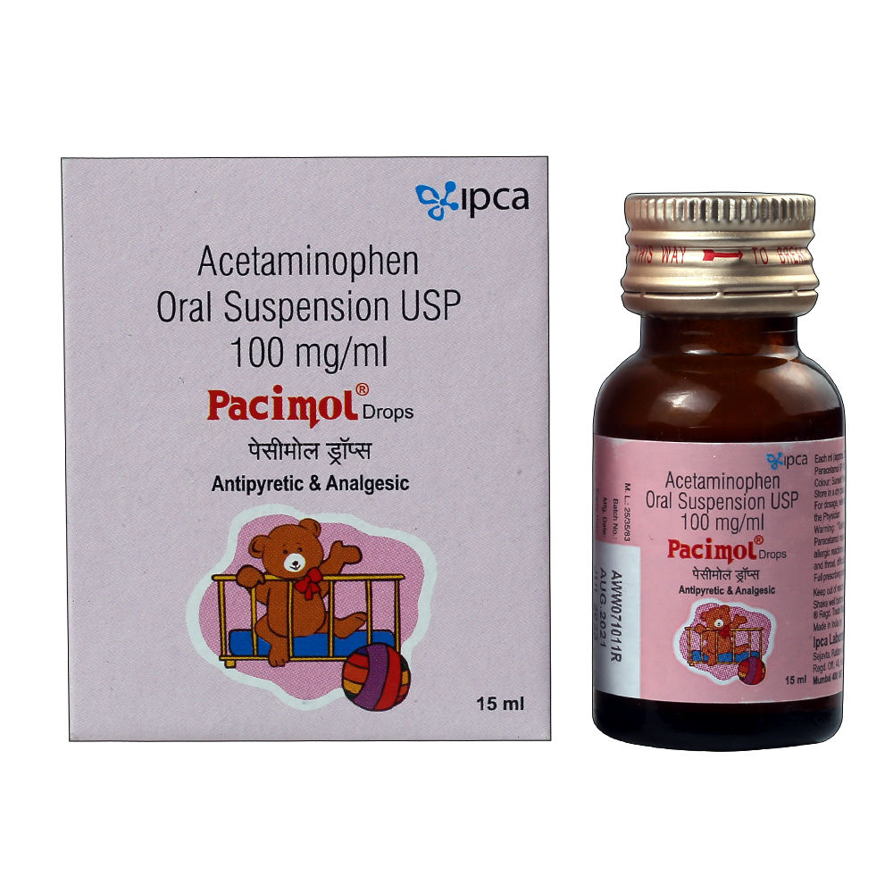 Buy Pacimol Oral Drops 15 ml Online at Best Prices | Wellness Forever