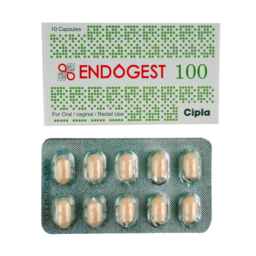 Buy Endogest 100mg 10 Capsules Online at Best Prices | Wellness Forever