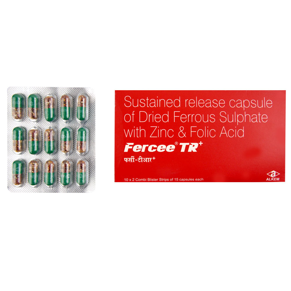 Buy Fercee-TR 15 Capsules Online at Best Prices | Wellness Forever