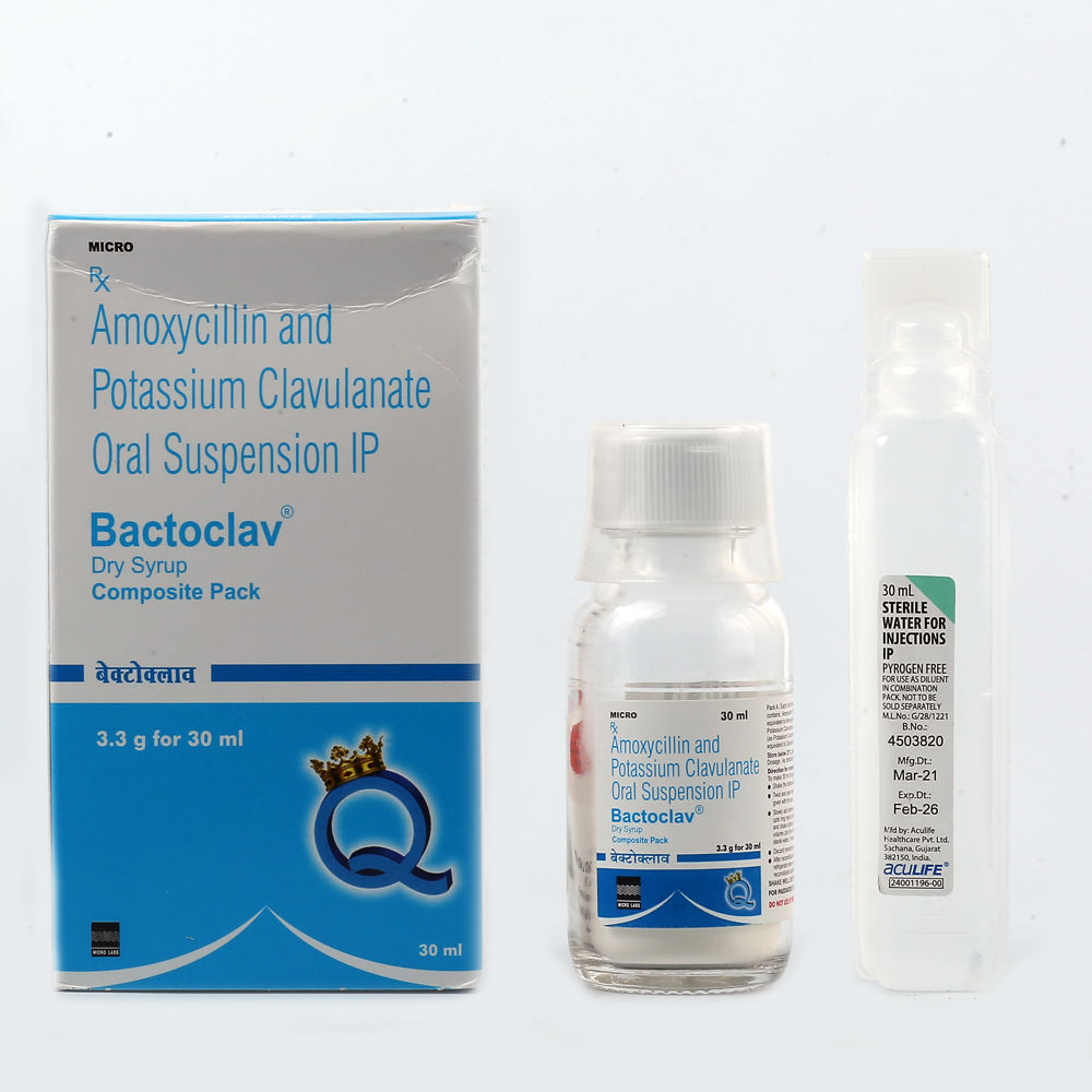 Buy Bactoclav Dry Syrup 30 ml Online at Best Prices | Wellness Forever
