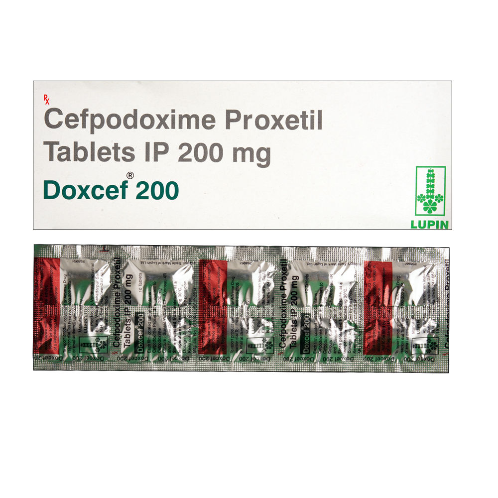 Buy Doxcef 200mg 10 Tablets Online at Best Prices | Wellness Forever