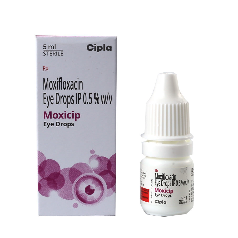 Buy Moxicip Eye Drops 5 ml Online at Best Prices | Wellness Forever