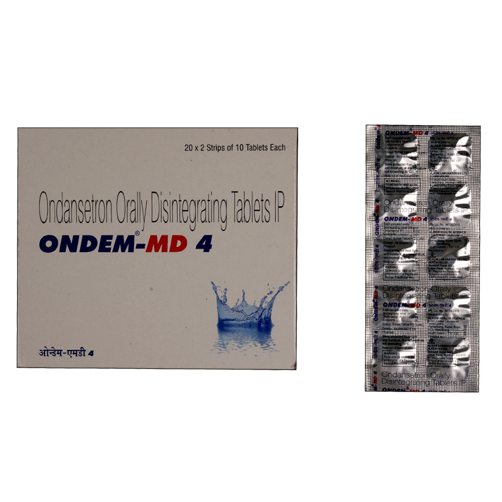 Buy Ondem-MD 4mg 10 Tablets Online at Best Prices | Wellness Forever