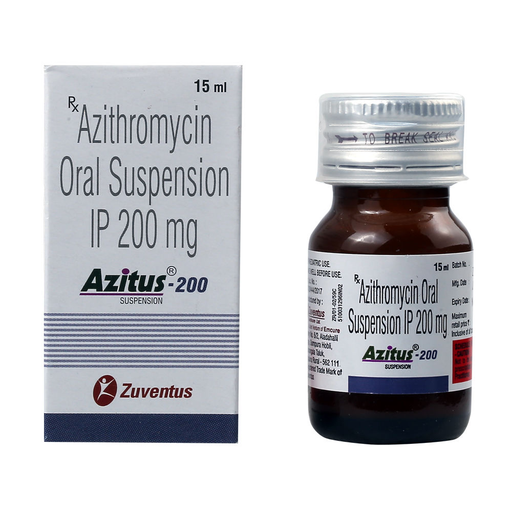 Buy Azitus 200mg Syrup 15 ml Online at Best Prices | Wellness Forever