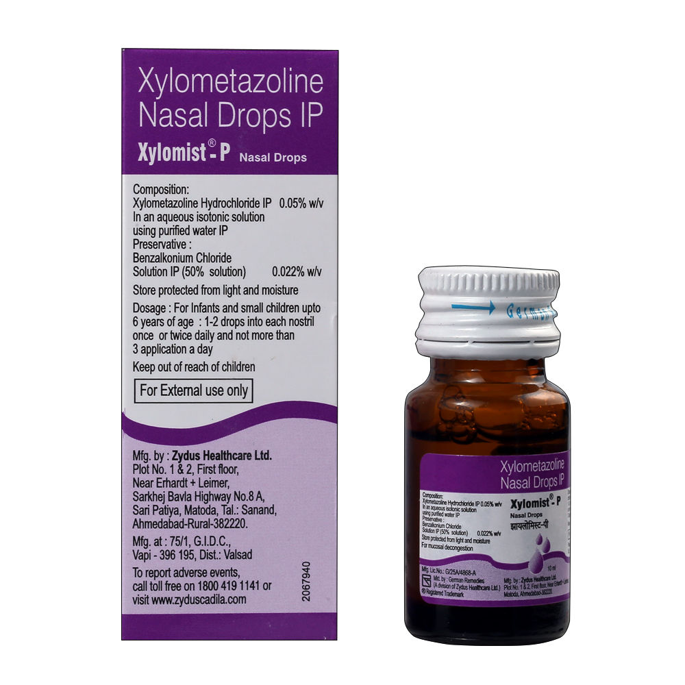 Buy Xylomist-P Nasal Drops 1 Pc Online at Best Prices | Wellness Forever