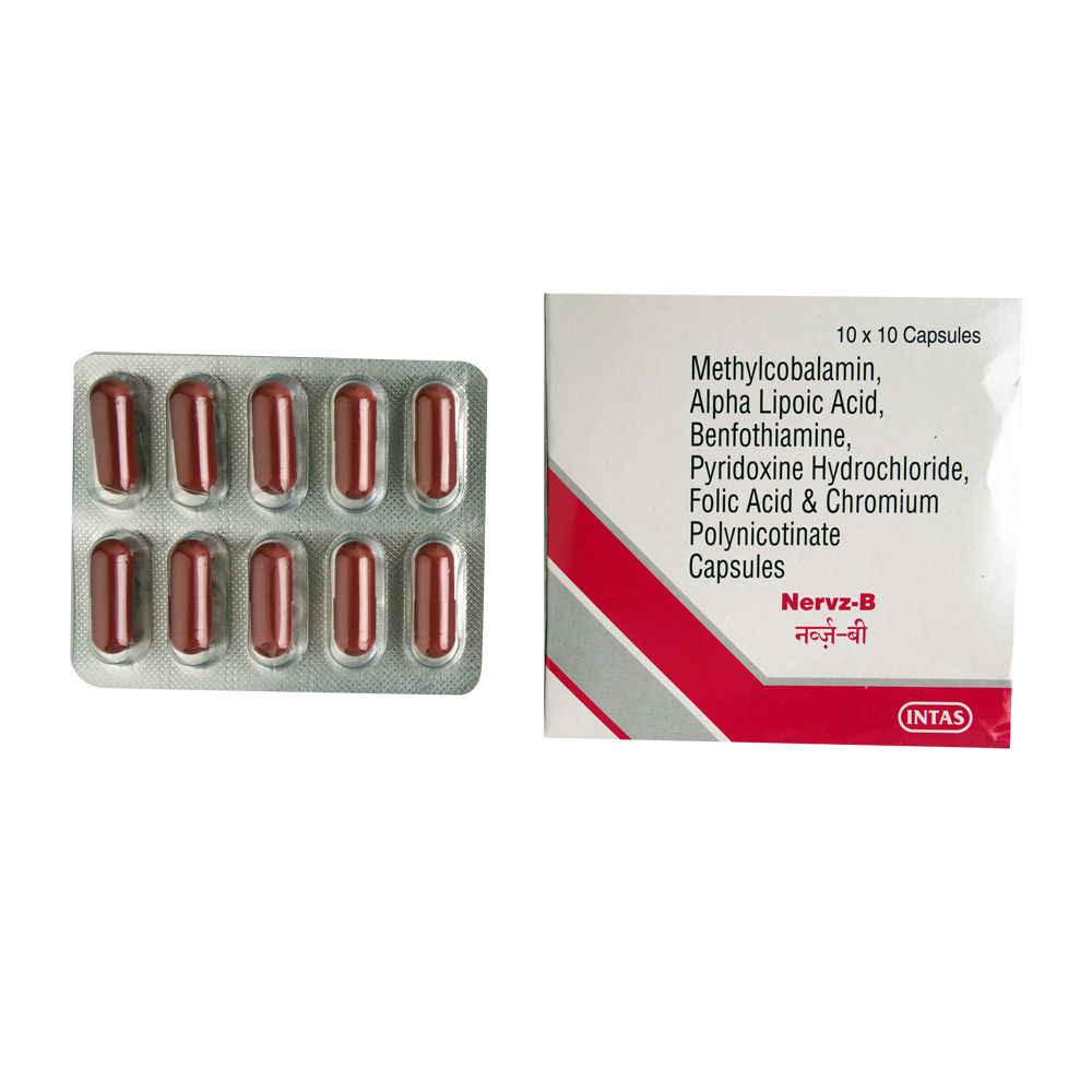 Buy Nervz-B 10 Capsules Online at Best Prices | Wellness Forever
