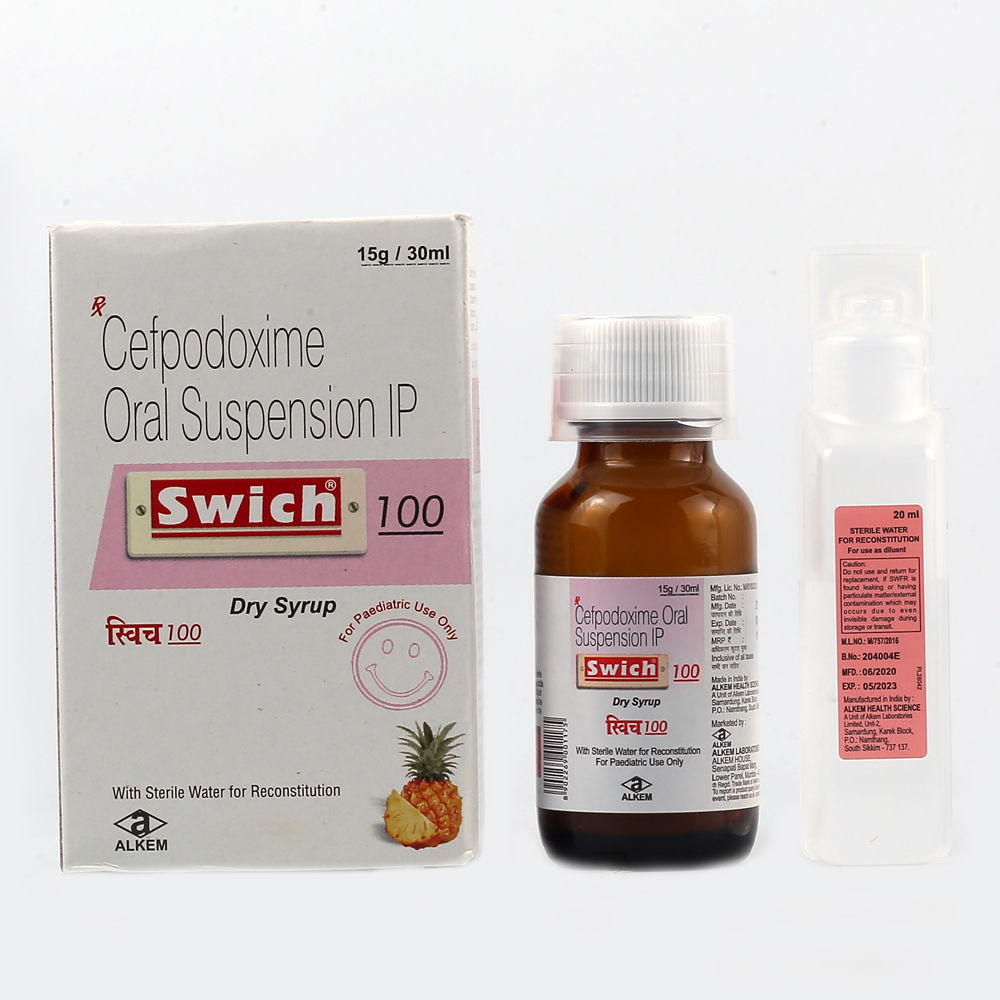 Buy Swich 100mg Dry Syrup 30 ml Online at Best Prices | Wellness Forever