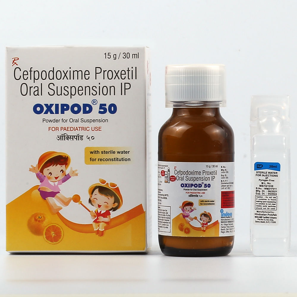 Buy Oxipod 50mg Dry Syrup 30 ml Online at Best Prices | Wellness Forever