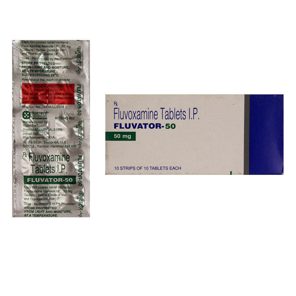 Buy Fluvator 50mg 10 Tablets Online at Best Prices | Wellness Forever