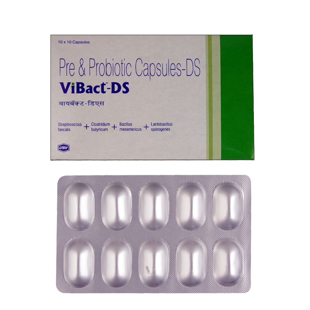 Buy Vibact-DS 10 Capsules Online at Best Prices | Wellness Forever