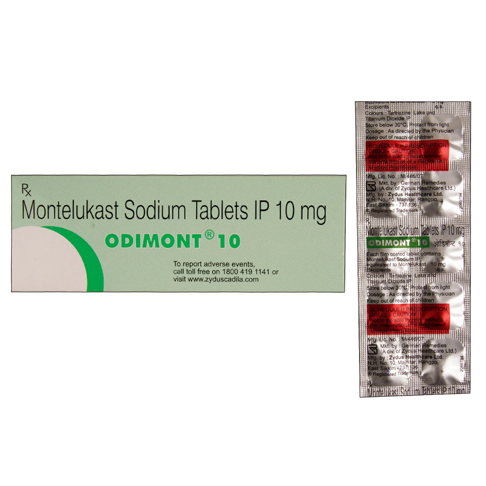 Buy Odimont 10mg 10 Tablets Online at Best Prices | Wellness Forever