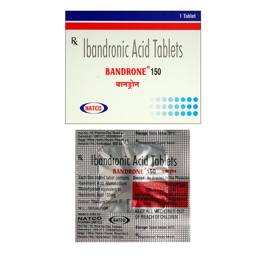 Buy Bandrone 150mg 1 Tablet Online at Best Prices | Wellness Forever