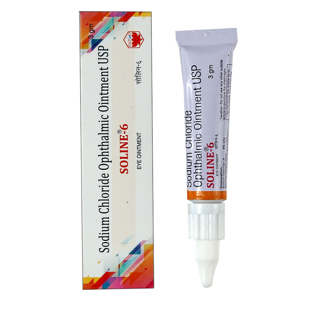 Buy Soline-6 Eye Ointment 3g Online at Best Prices | Wellness Forever