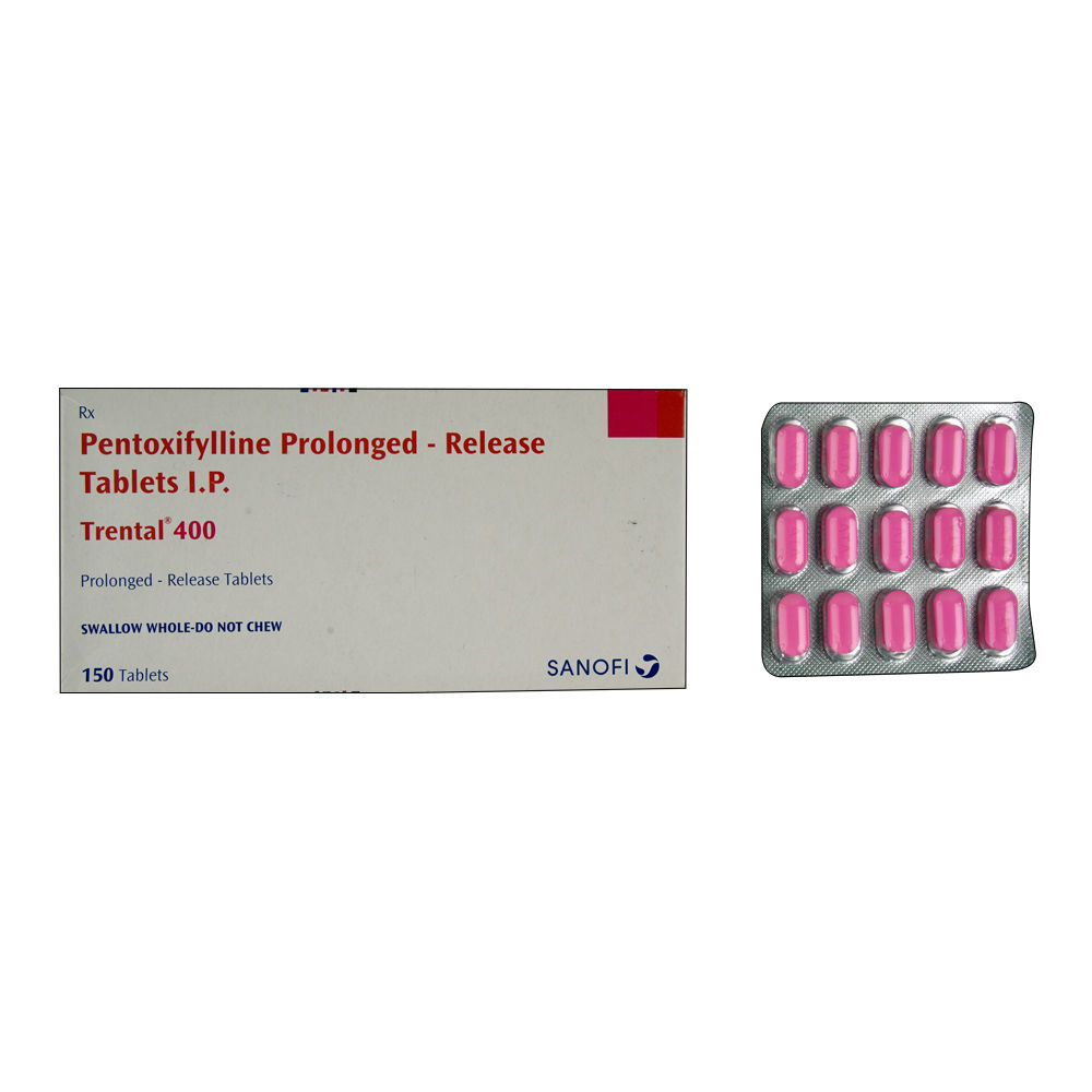 Buy Trental 400mg 15 Tablets Online at Best Prices | Wellness Forever