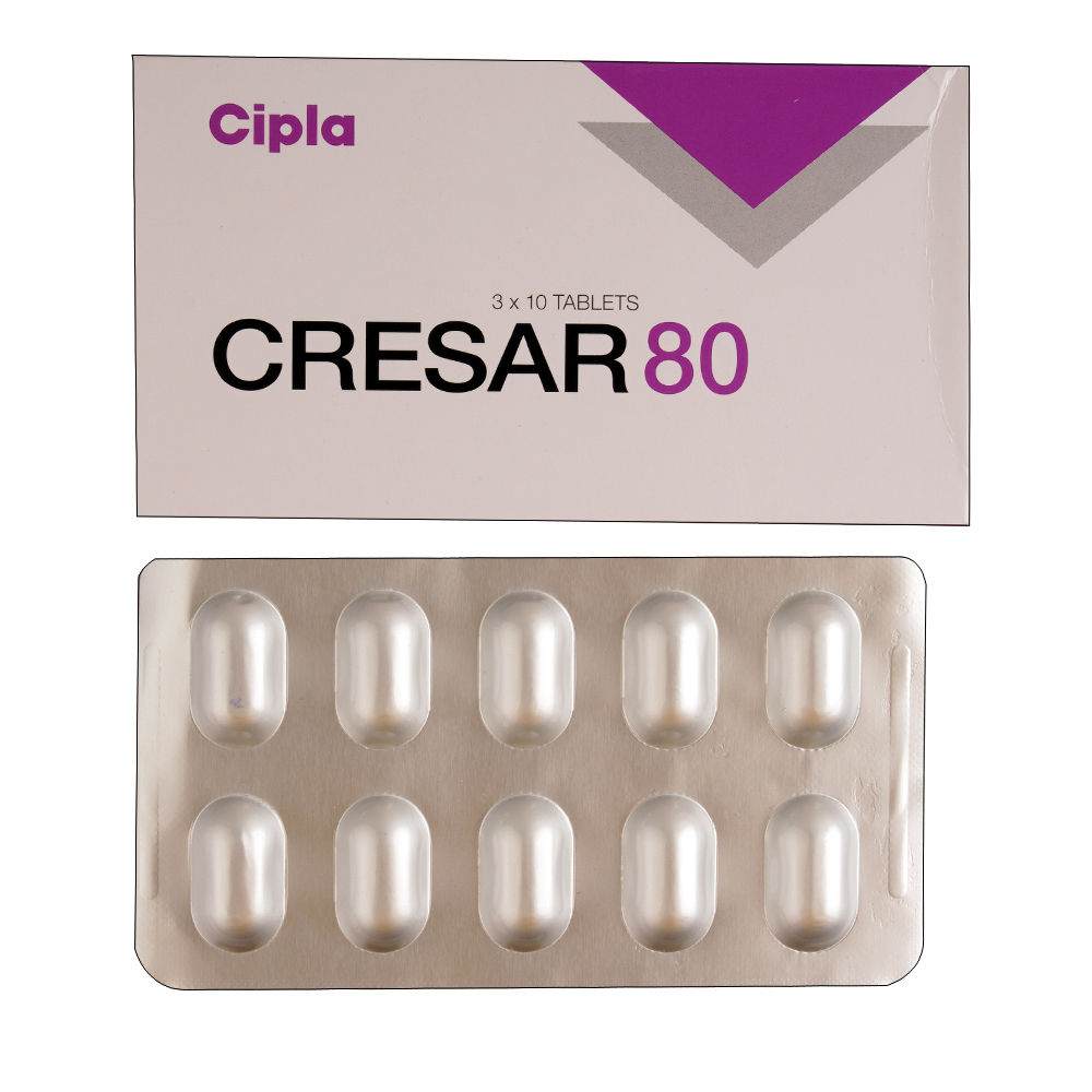 Buy Cresar 80mg 10 Tablets Online at Best Prices | Wellness Forever