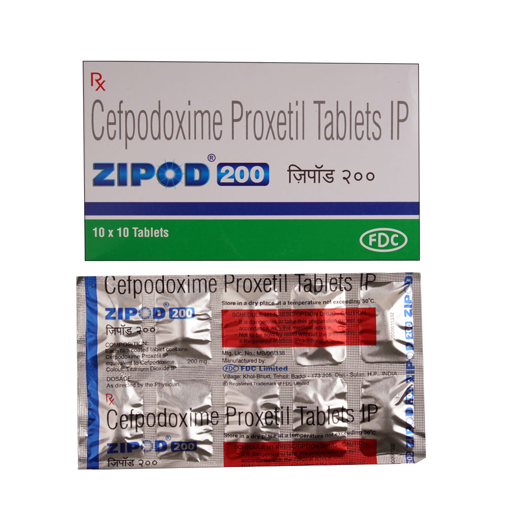 Buy Zipod 200mg 10 Tablets Online at Best Prices | Wellness Forever