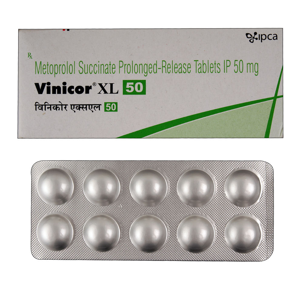 Buy Vinicor-XL 50mg 10 Tablets Online at Best Prices | Wellness Forever