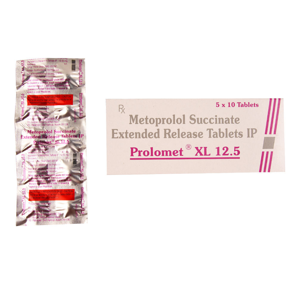 Buy Prolomet-XL 12.5mg 10 Tablets Online at Best Prices | Wellness Forever