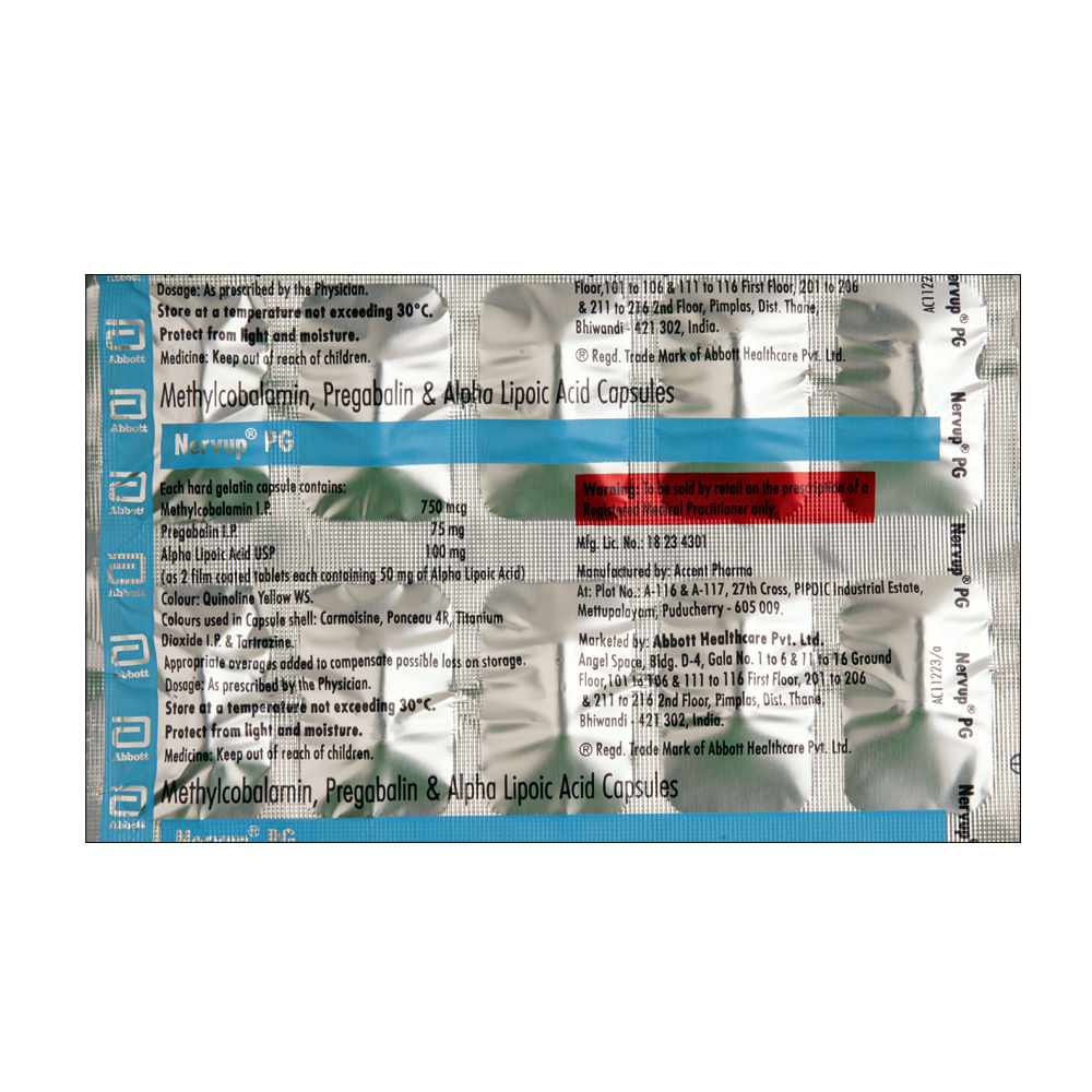 Buy Nervup-PG 10 Capsules Online at Best Prices | Wellness Forever
