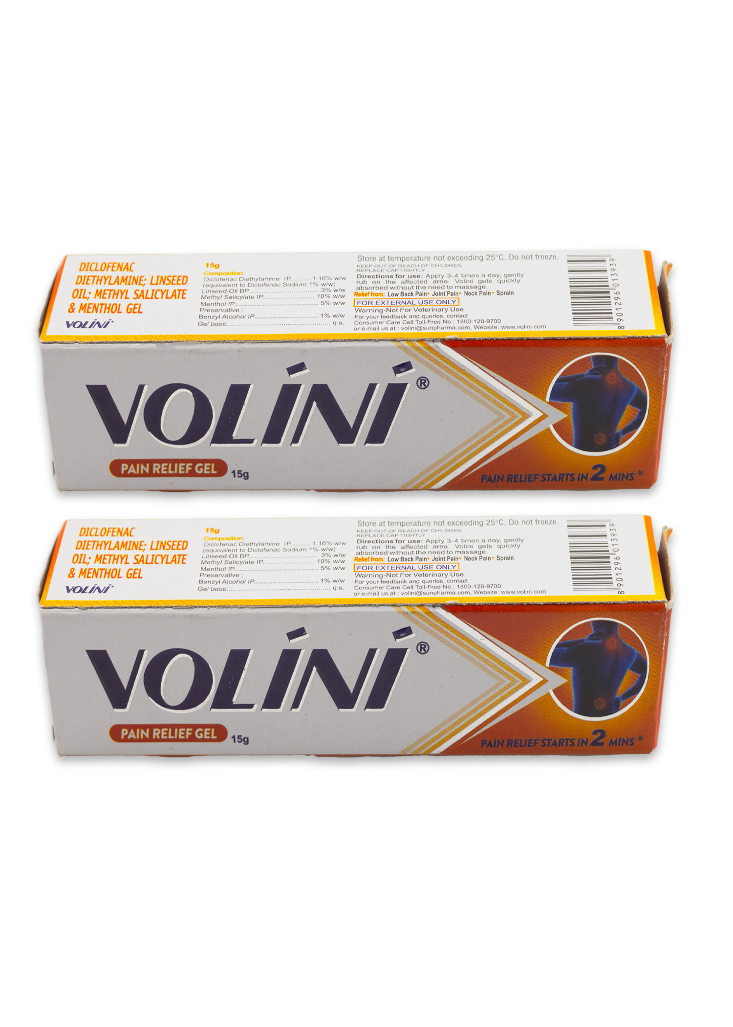 Buy Volini Pain Relief Gel 15g Online At Best Prices Wellness Forever