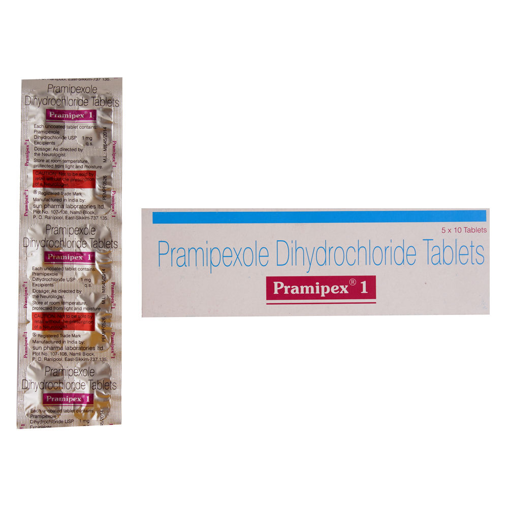Buy Pramipex 1mg 10 Tablets Online at Best Prices | Wellness Forever