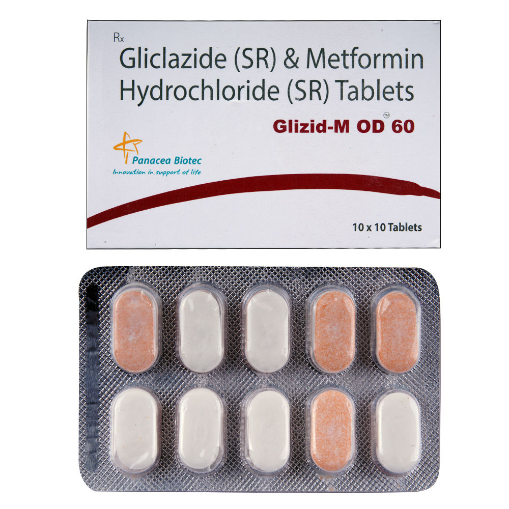 Buy Glizid-M Od 60mg 10 Tablets Online at Best Prices | Wellness Forever