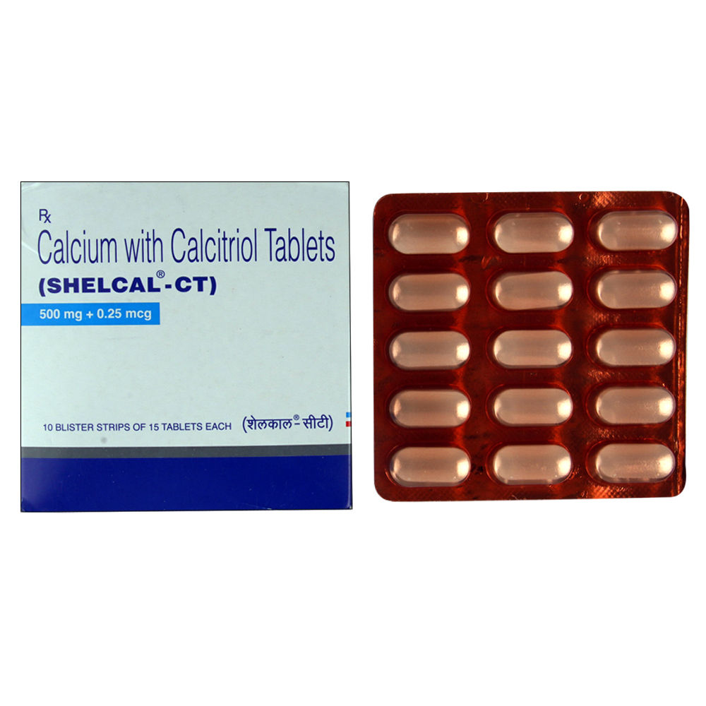 Buy Shelcal-CT 15 Tablets Online at Best Prices | Wellness Forever