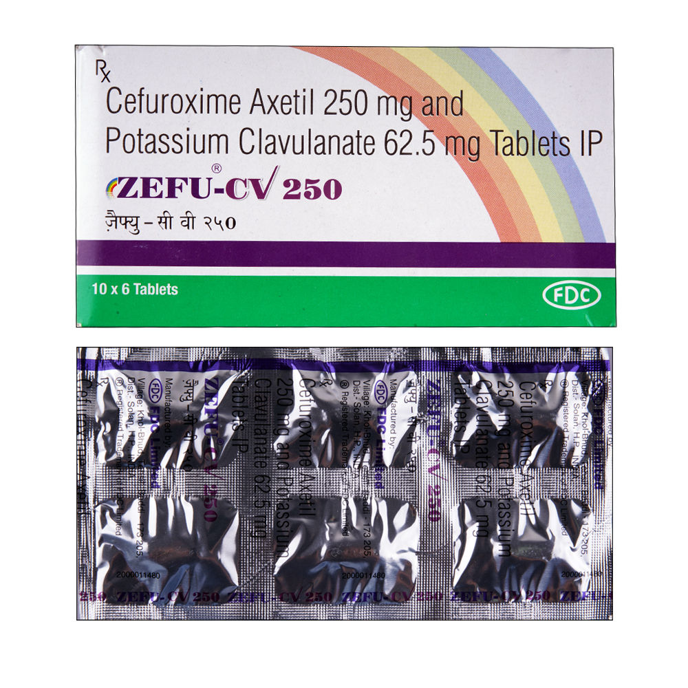 Buy Zefu-CV 250mg 6 Tablets Online at Best Prices | Wellness Forever