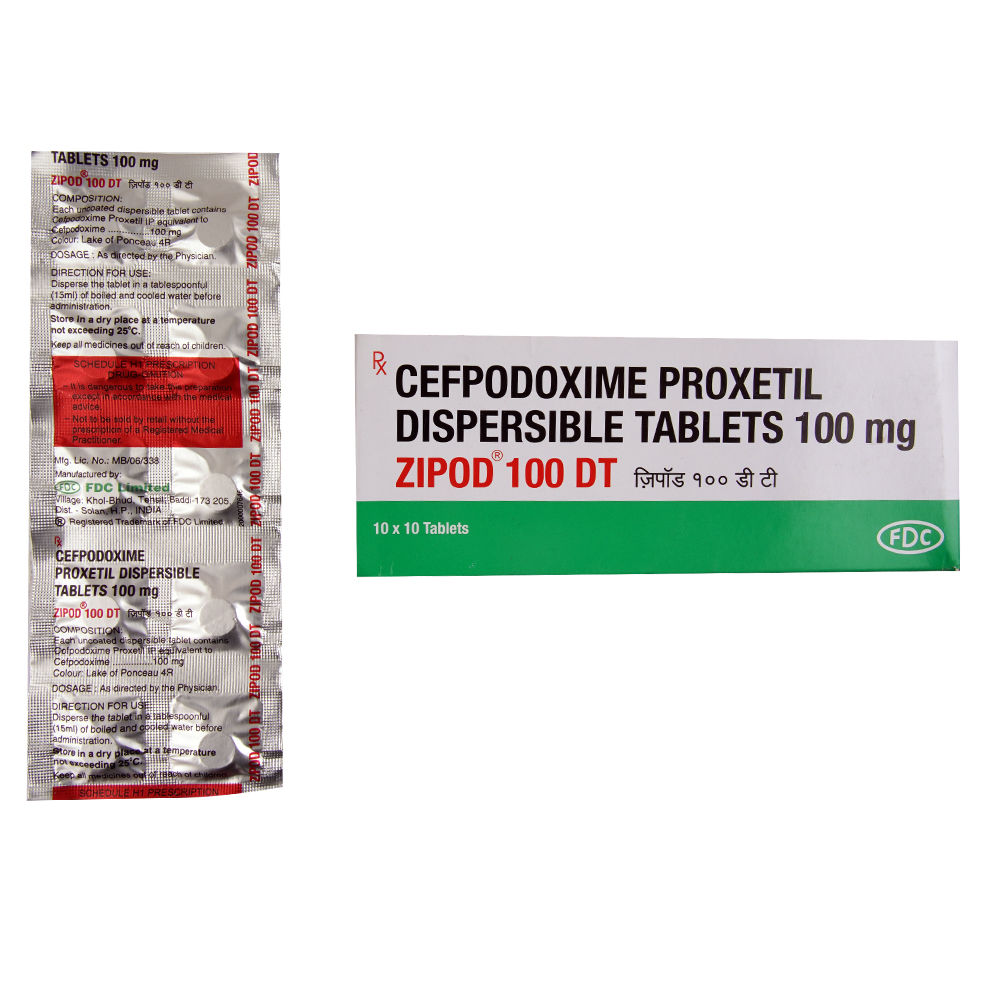 Buy Zipod 100DT 10 Tablets Online at Best Prices | Wellness Forever