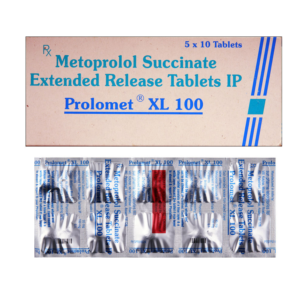 Buy Prolomet-XL 100mg 10 Tablets Online at Best Prices | Wellness Forever