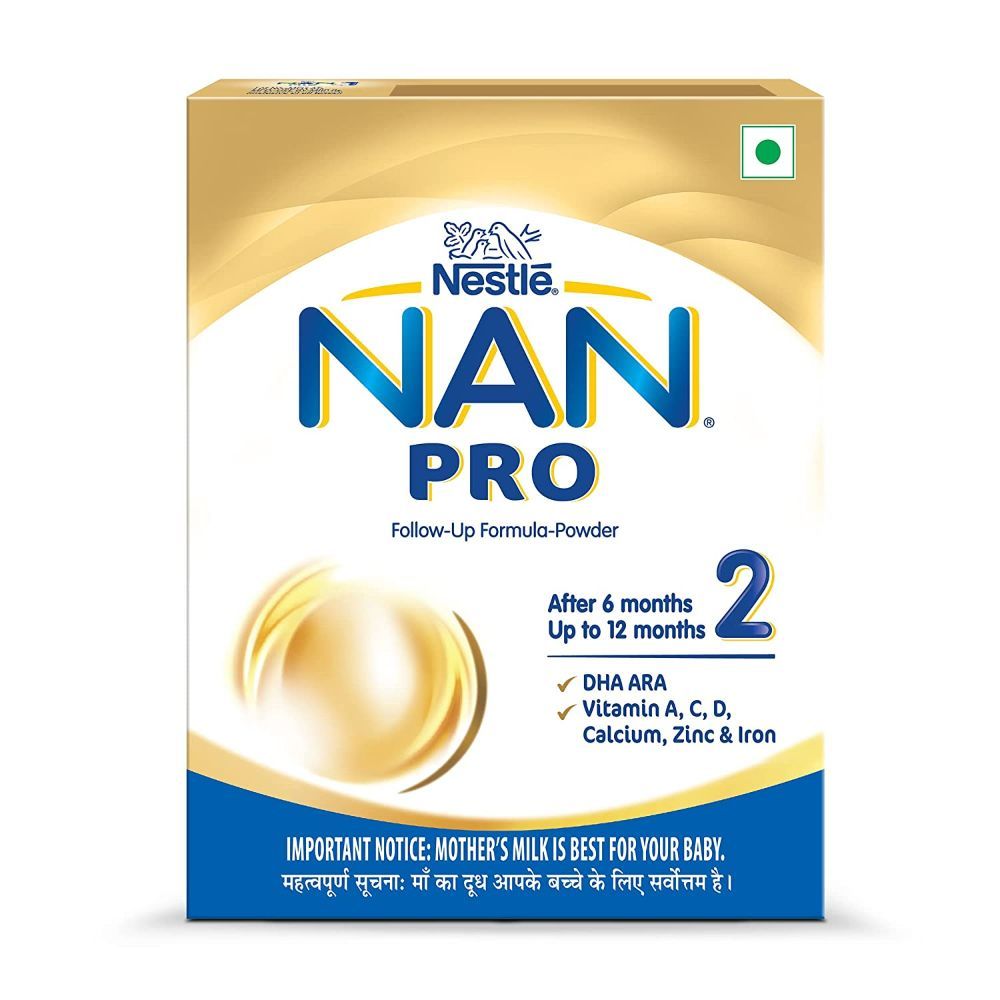 Buy Nestle Nan Pro 2 Follow-Up Formula Powder, Refill Pack, 400 g ...