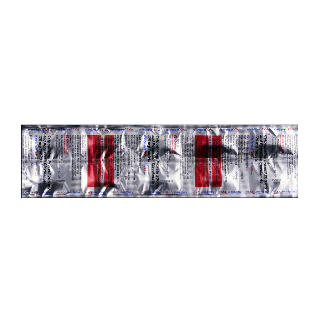 Buy Kefpod-CV 200mg 10 Tablets Online at Best Prices | Wellness Forever