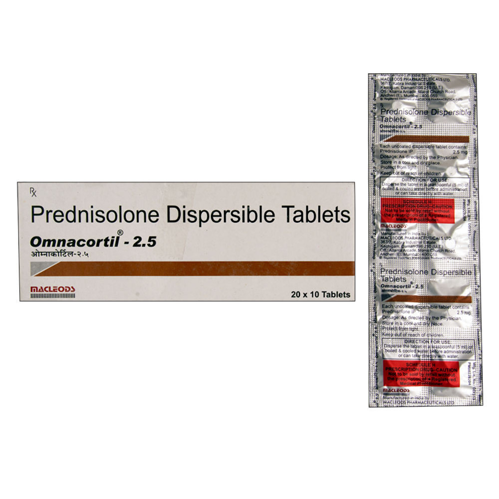 Buy Omnacortil 2.5mg 10 Tablets Online at Best Prices | Wellness Forever