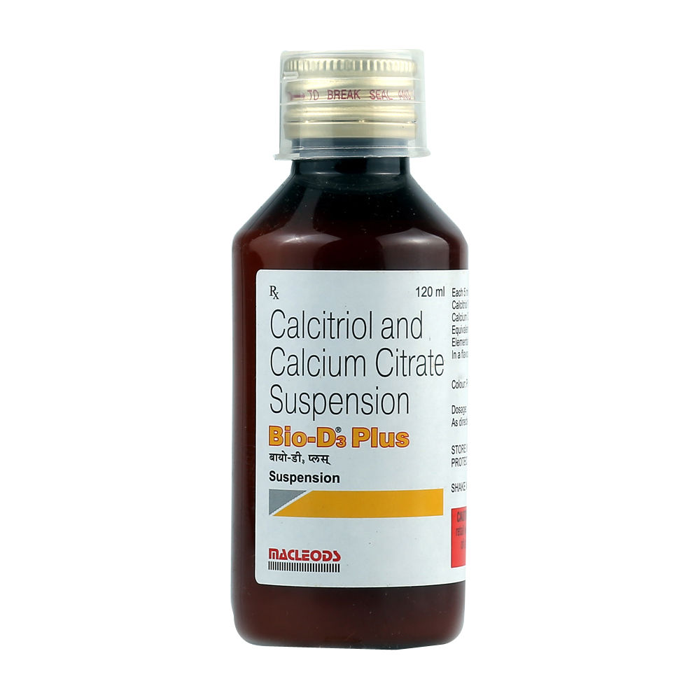 Buy Bio-D3 Plus Syrup 120 ml Online at Best Prices | Wellness Forever