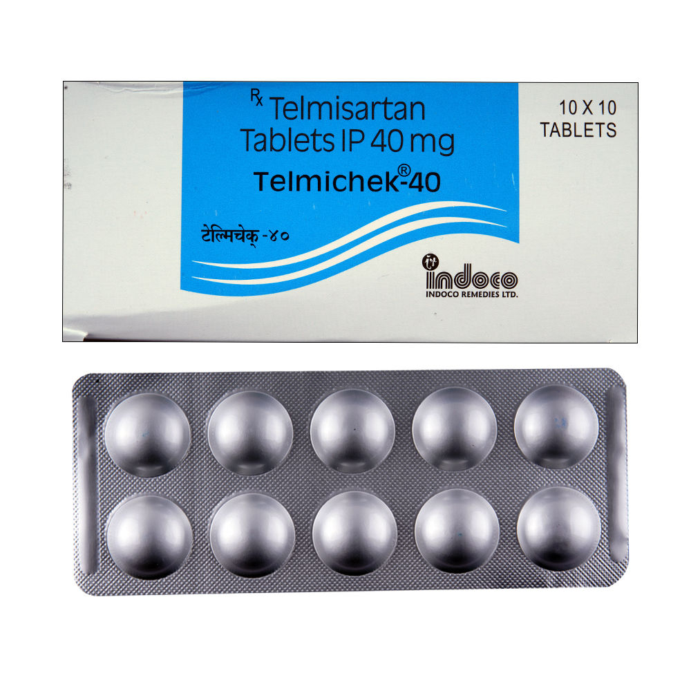 Buy Telmichek 40mg 10 Tablets Online at Best Prices | Wellness Forever