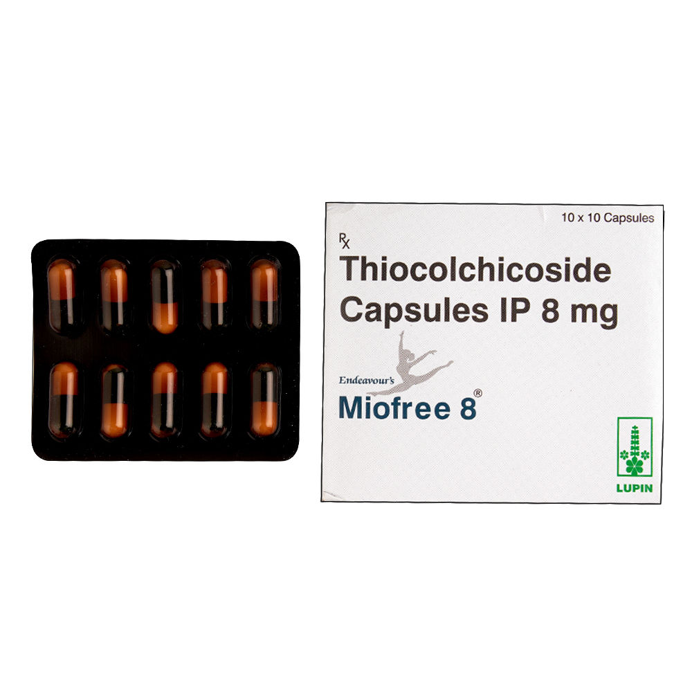 Buy Miofree 8mg 10 Capsules Online at Best Prices | Wellness Forever