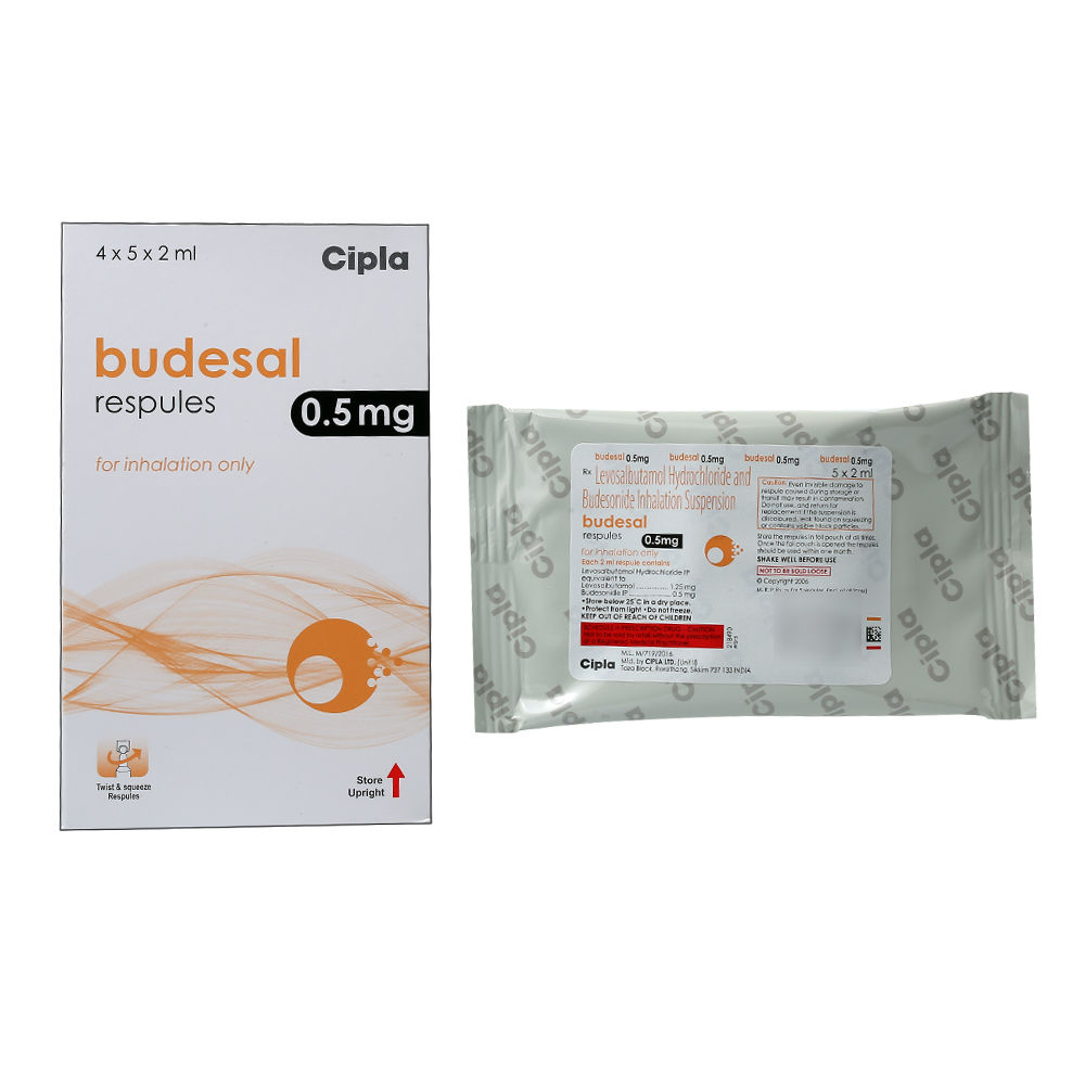 Buy Budesal 0.5mg Respules 2 ml Online at Best Prices | Wellness Forever