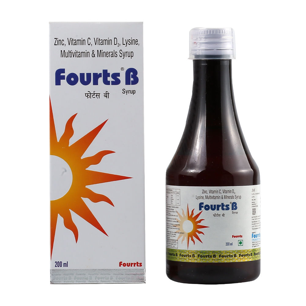 Buy Fourts-B Syrup 200 ml Online at Best Prices | Wellness Forever