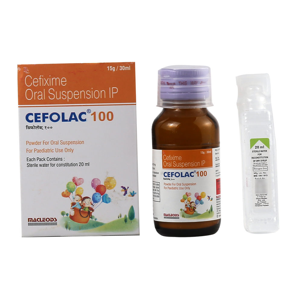Buy Cefolac 100mg Syrup 30 ml Online at Best Prices | Wellness Forever