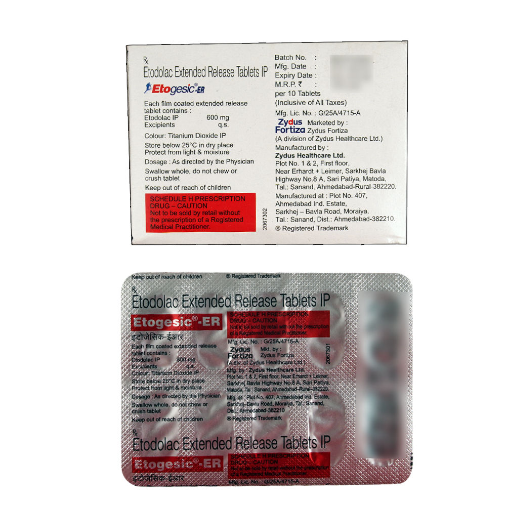 Buy Etogesic-ER 10 Tablets Online at Best Prices | Wellness Forever