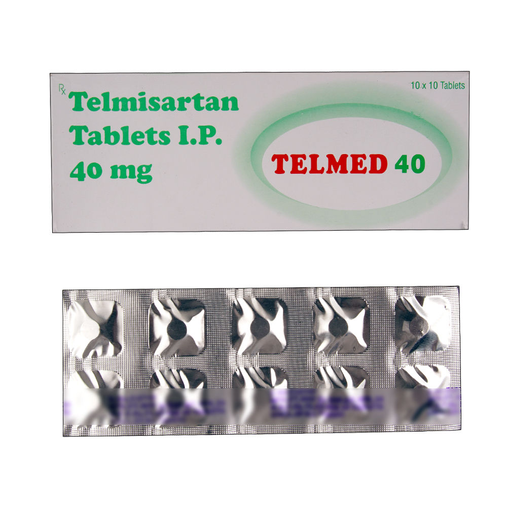 Buy Telmed 40mg 10 Tablets Online at Best Prices | Wellness Forever